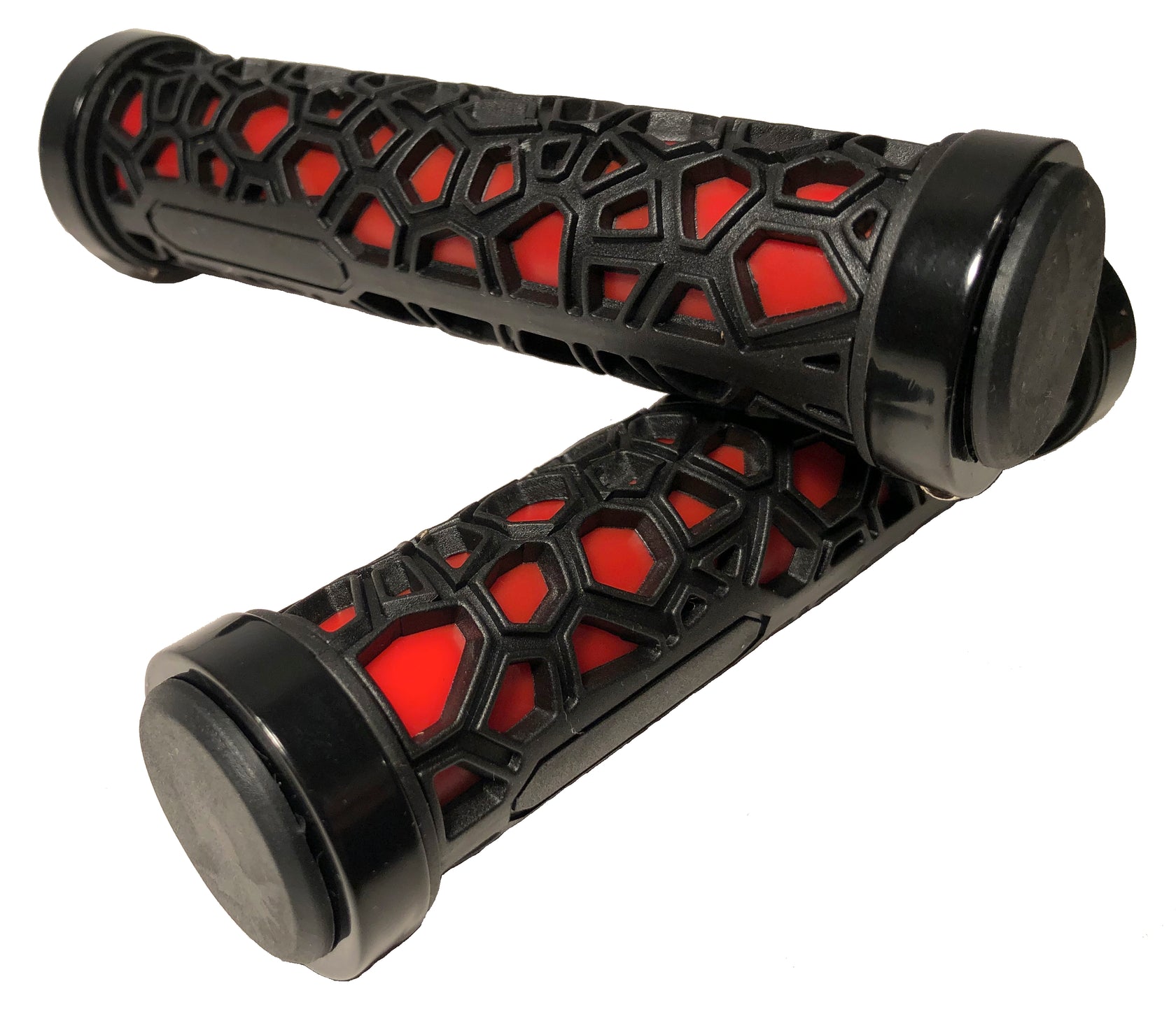 Double Lock on Bike Grips with End Caps – Rugged Nation