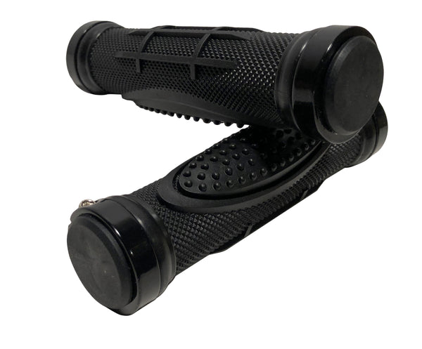 Lock on Waffle Handlebar Grips with End Caps – Rugged Nation