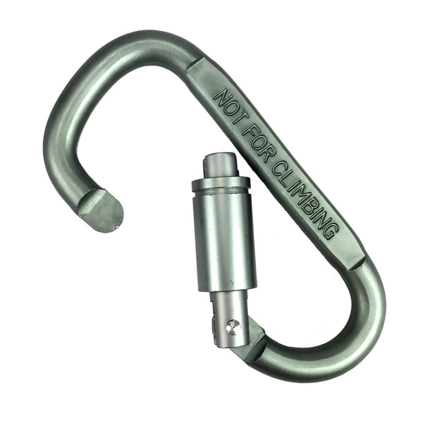 Aluminum Spring Loaded D Ring Screw Lock Carabiner – Rugged Nation